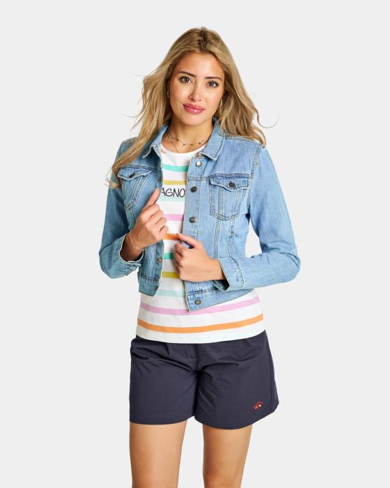 CAZADORA DENIM AZUL CLARO Color 003333 REF.: 003333 Talla 36