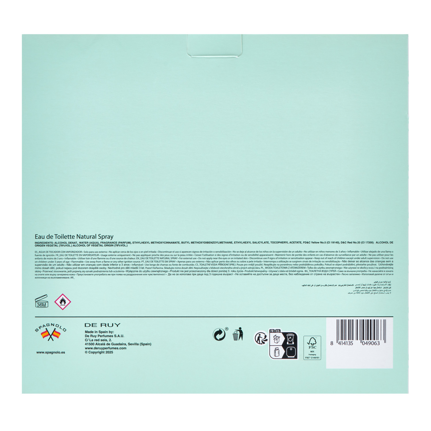 PACK PERFUME KIDS BLANCO Color BLANCO REF.: 000000 Talla 00